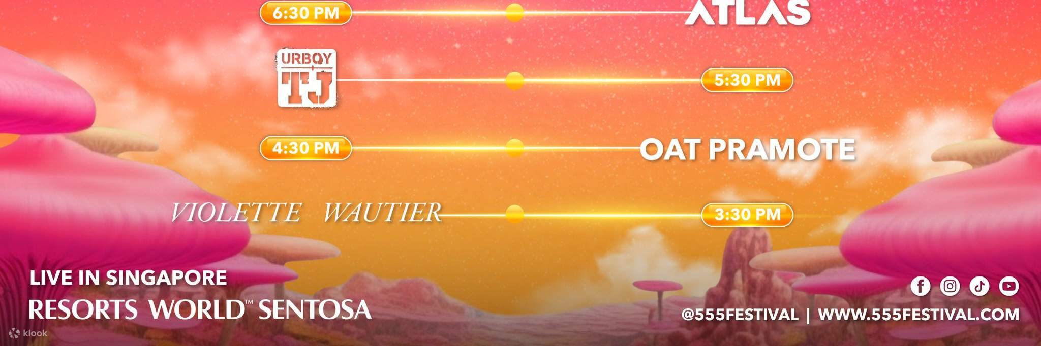 555 Thai Music Festival - Klook Singapore